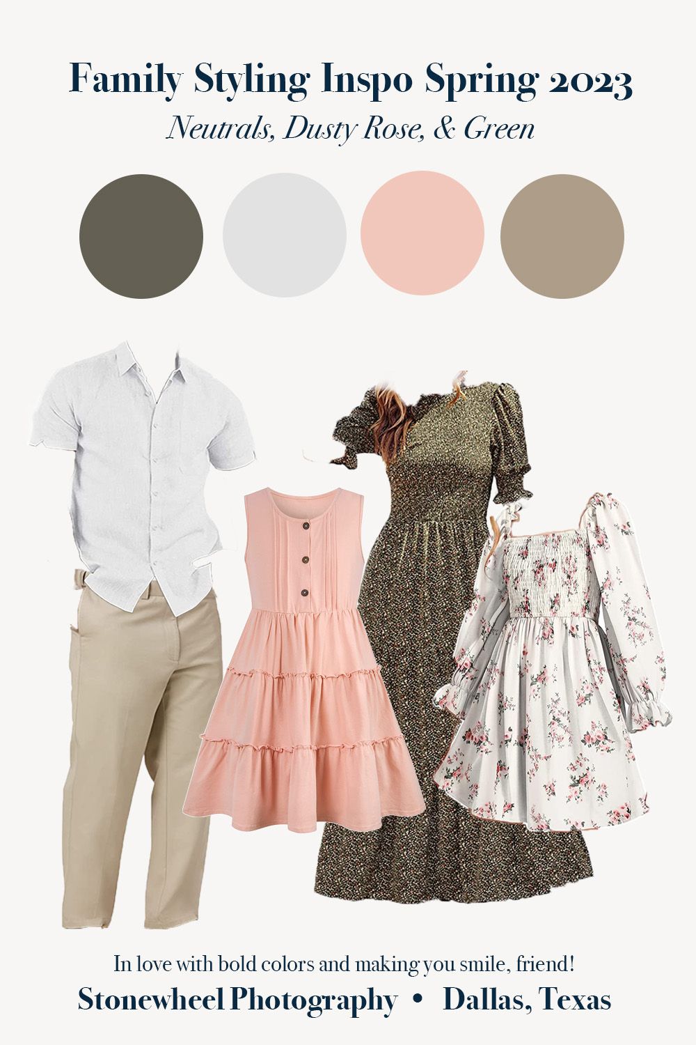 Spring Family Photo Sessions Outfit Planning - Stonewheel Photography ...