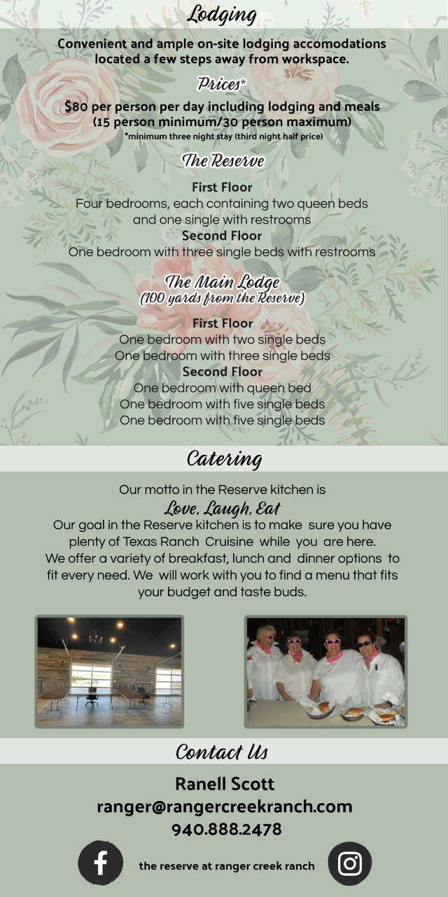 Retreats & Events - The Reserve at Ranger Creek Ranch