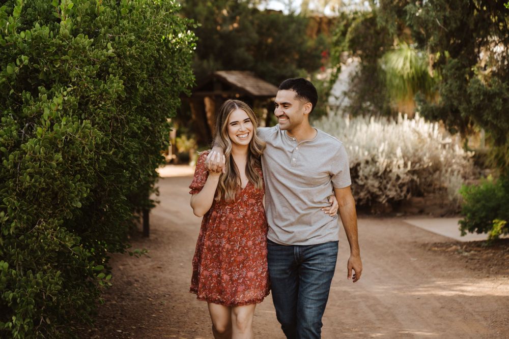Rachel + Amir — Boyce Thompson Arboretum Engagement - Andrea Neff ...