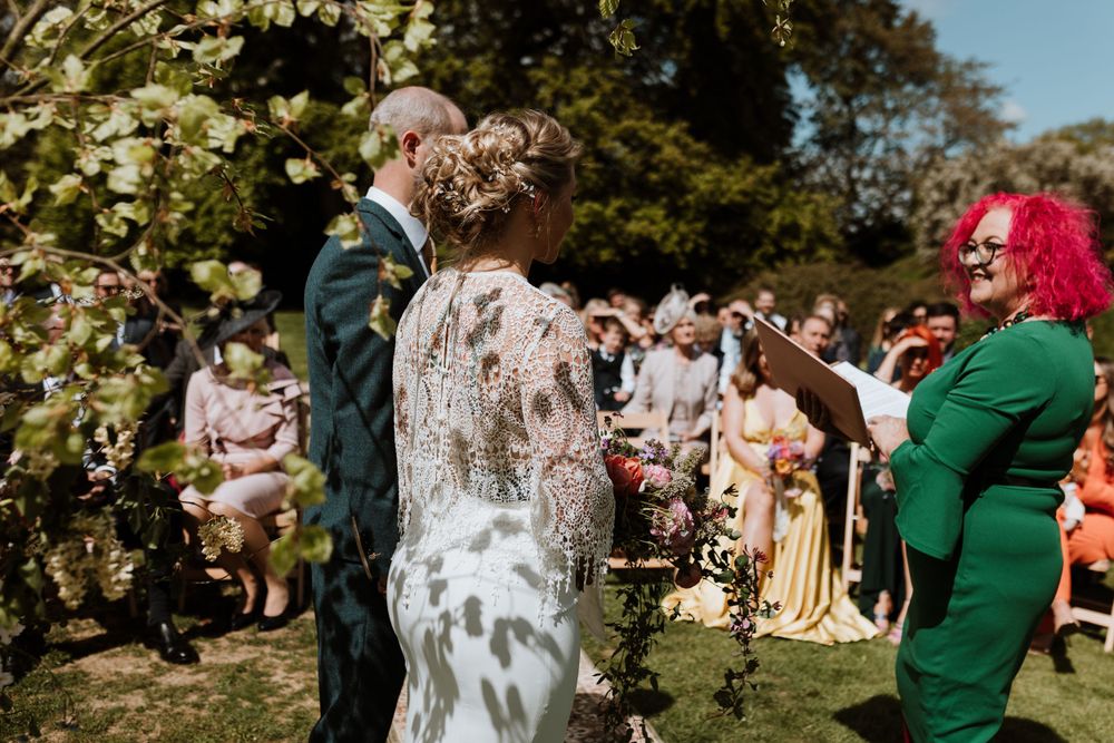Laid-back May Garden Wedding at Plas Dinam Country House - Pix by Vix ...