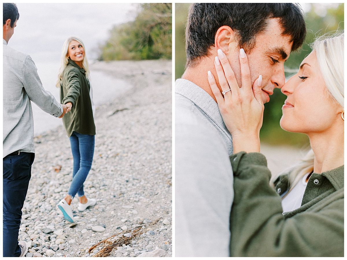 Bailey + Vince // Milwaukee Engagement // Bay View Park - Brittney ...