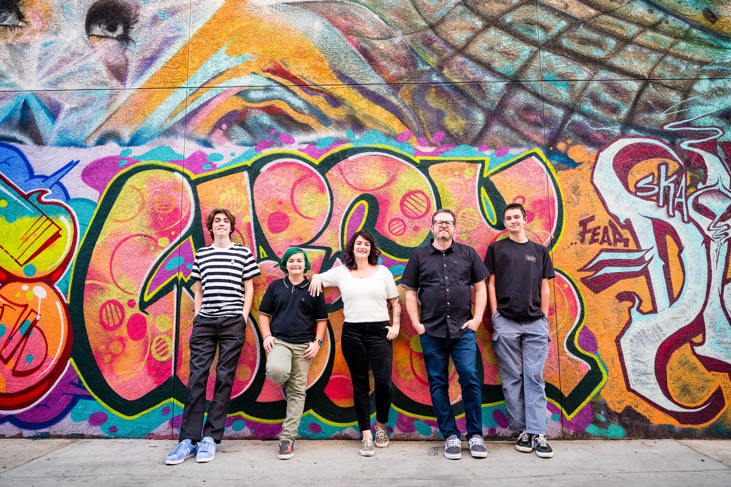 Orange County Family Photo Sessions... with some graffiti art on the ...