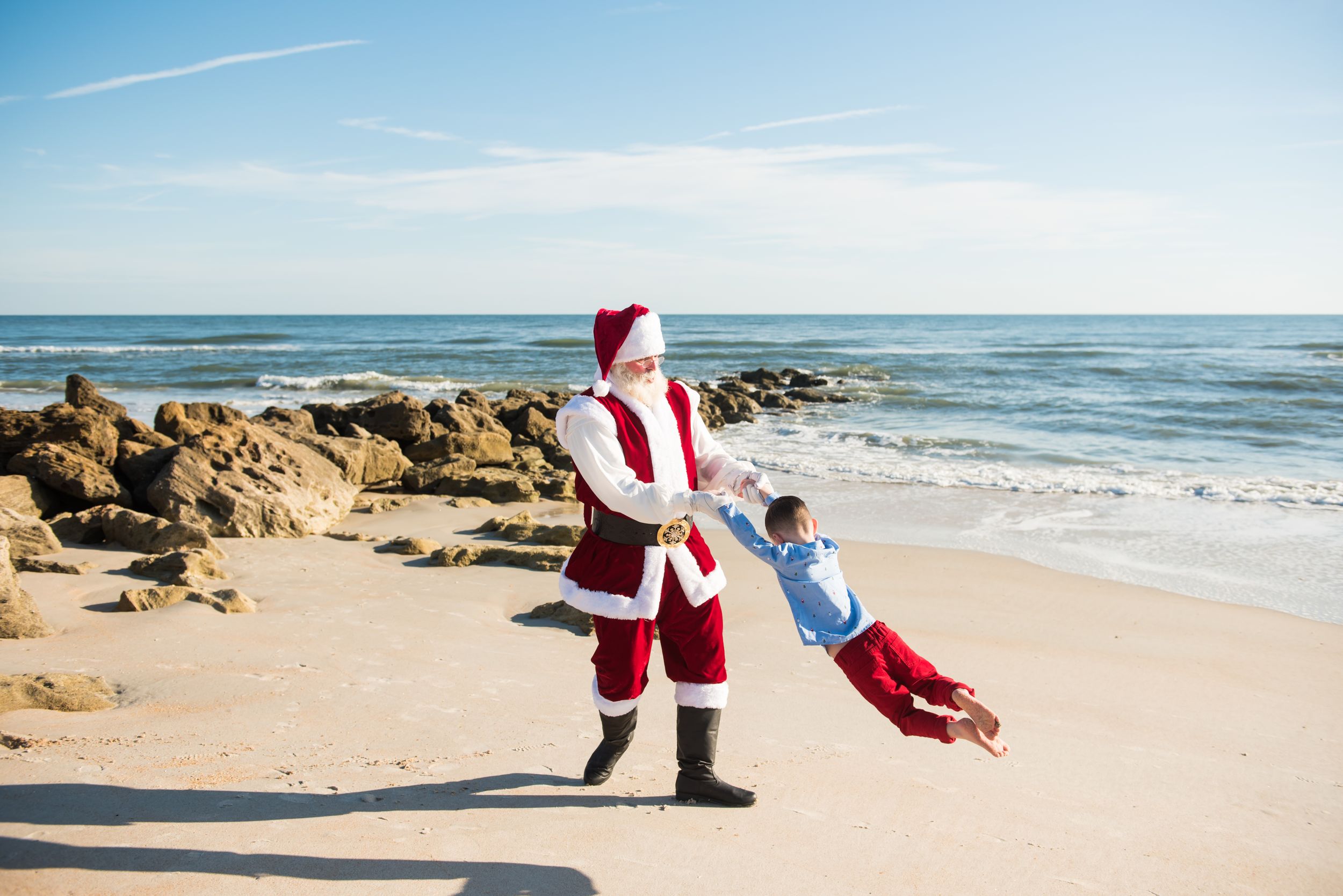 Santa on the Beach | Josh Haltam Photography