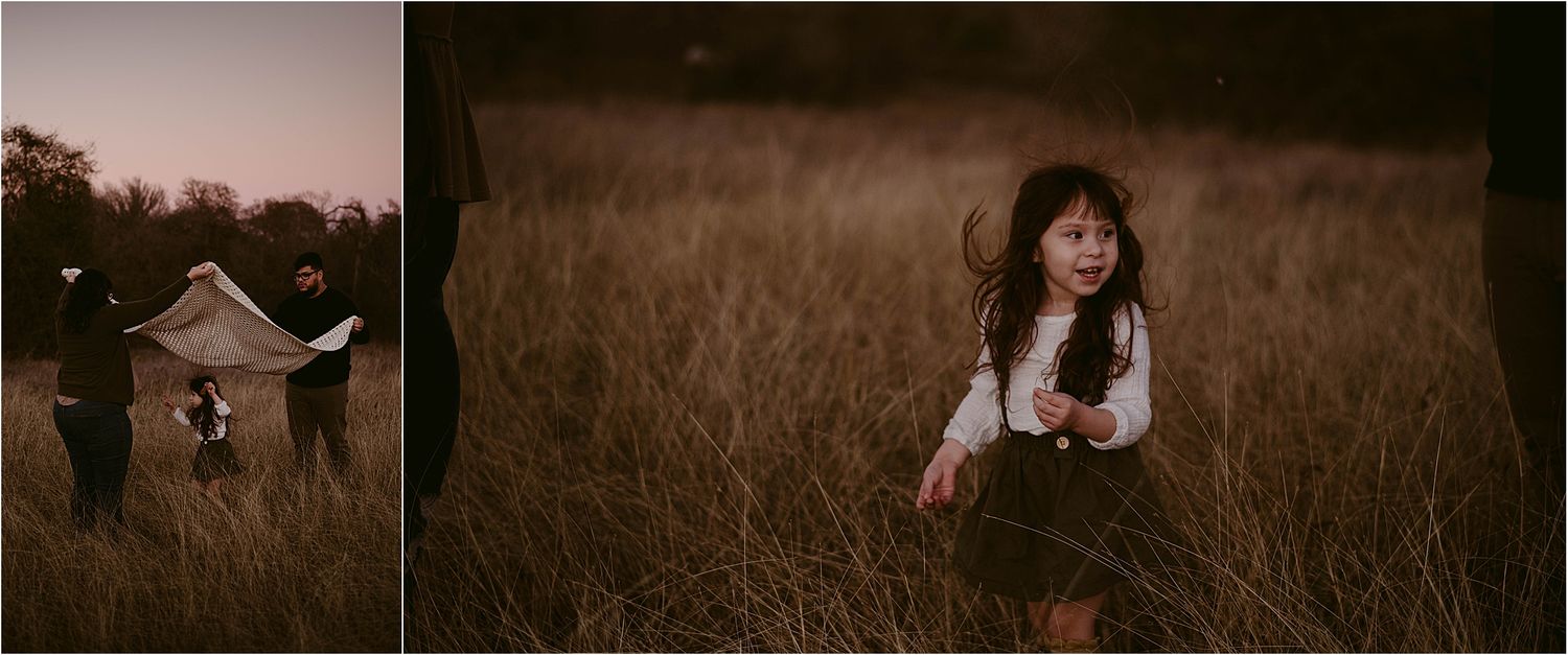 Autumn Family Session at Dusk in Seguin, Texas - Katy Montoya ...