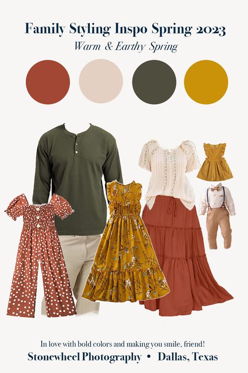Spring Family Photo Sessions Outfit Planning - Stonewheel Photography ...