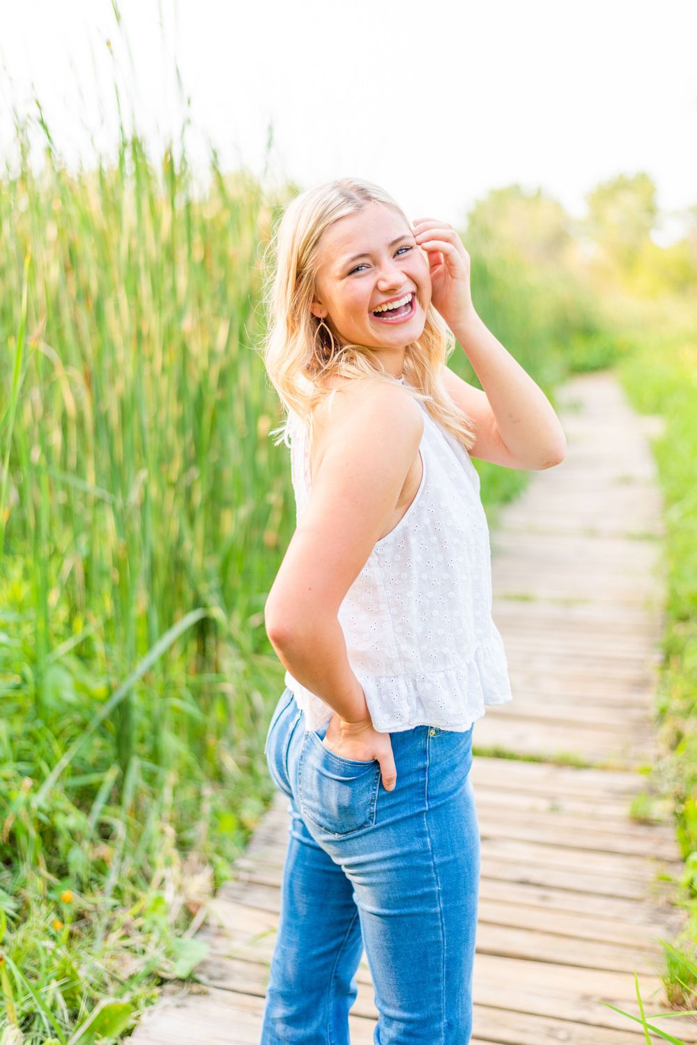 Ava | Downtown Mankato and Rasmussen Woods Senior Session | Southern ...