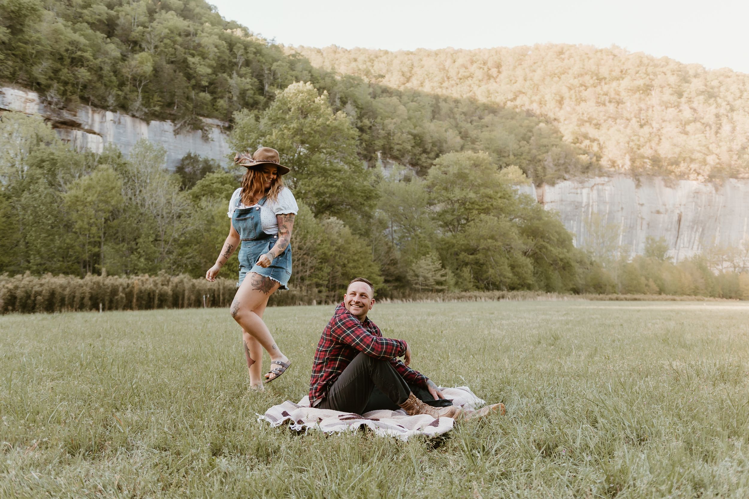 Arkansas Waterfall Engagement Session | Faith + Ryan - Arkansas Wedding ...