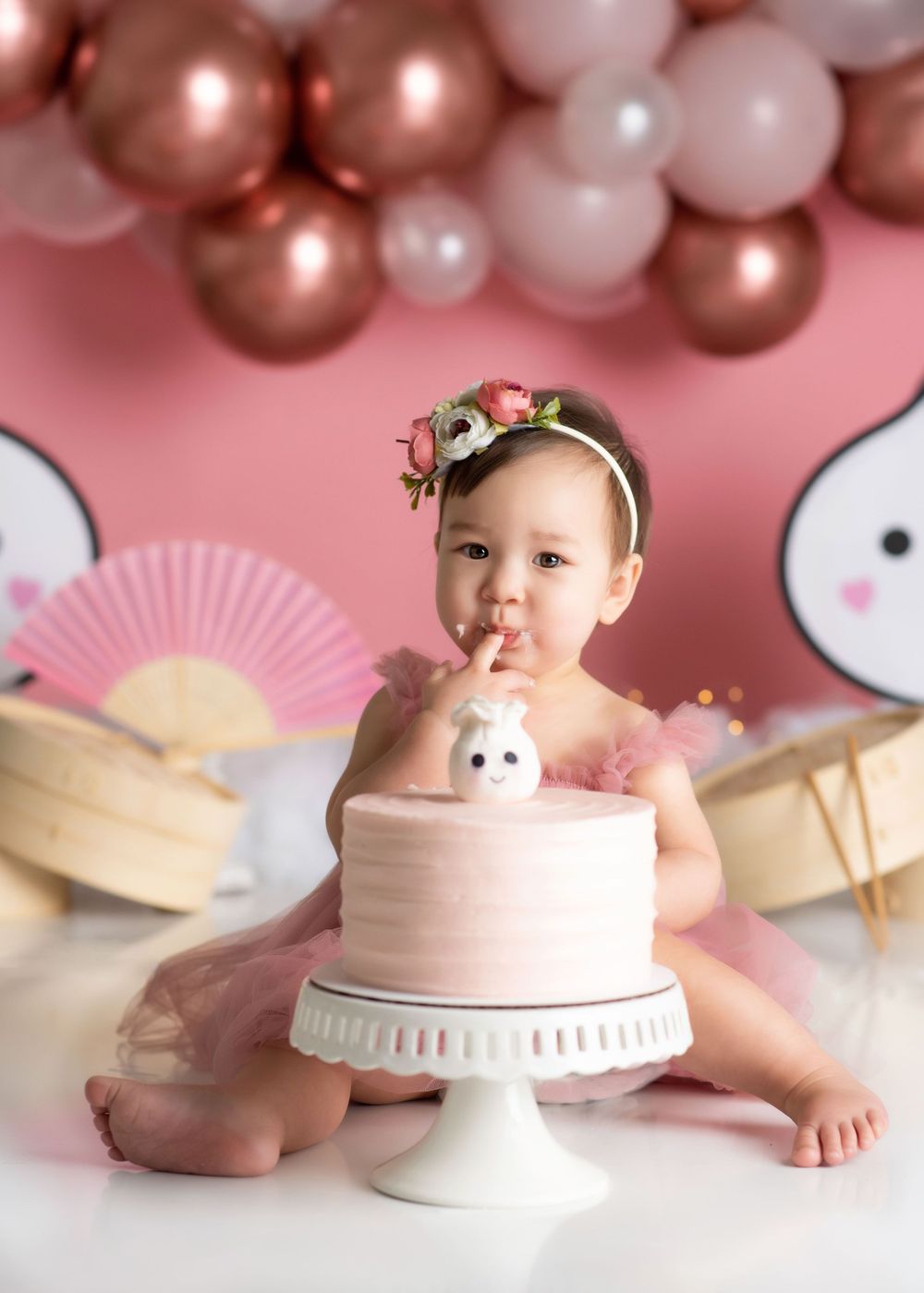 A Bao Themed Cake Smash Photo Shoot