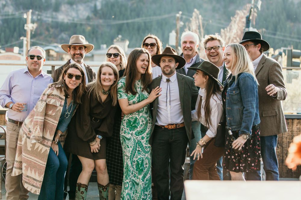 Mattie and Martha's Sun Valley Fall Wedding - Sofia DeWolfe | Sun ...