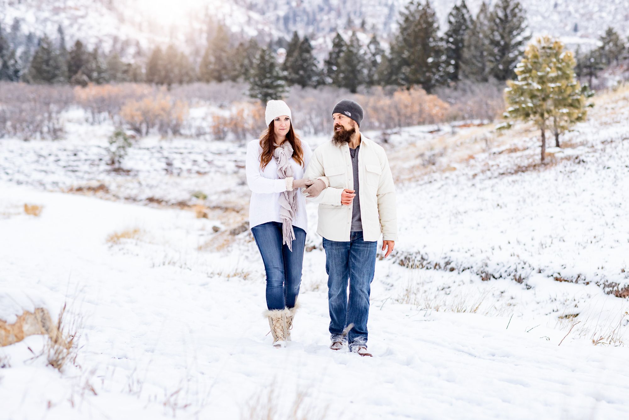 Family Snow Session by the Mountains / Colorado Springs Family ...