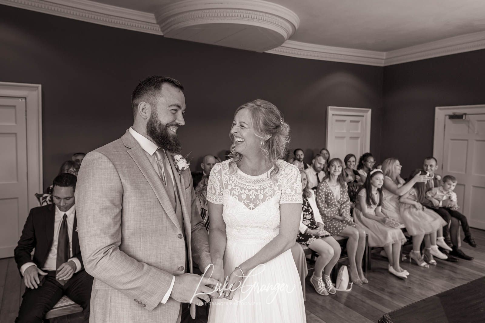 Registry Office Wedding At Danson House - Luke Granger Photography