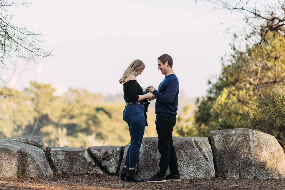 High School Sweethearts Proposal at Golden Gate Park in San Francisco | Bridget & Tyler - Trevor ...