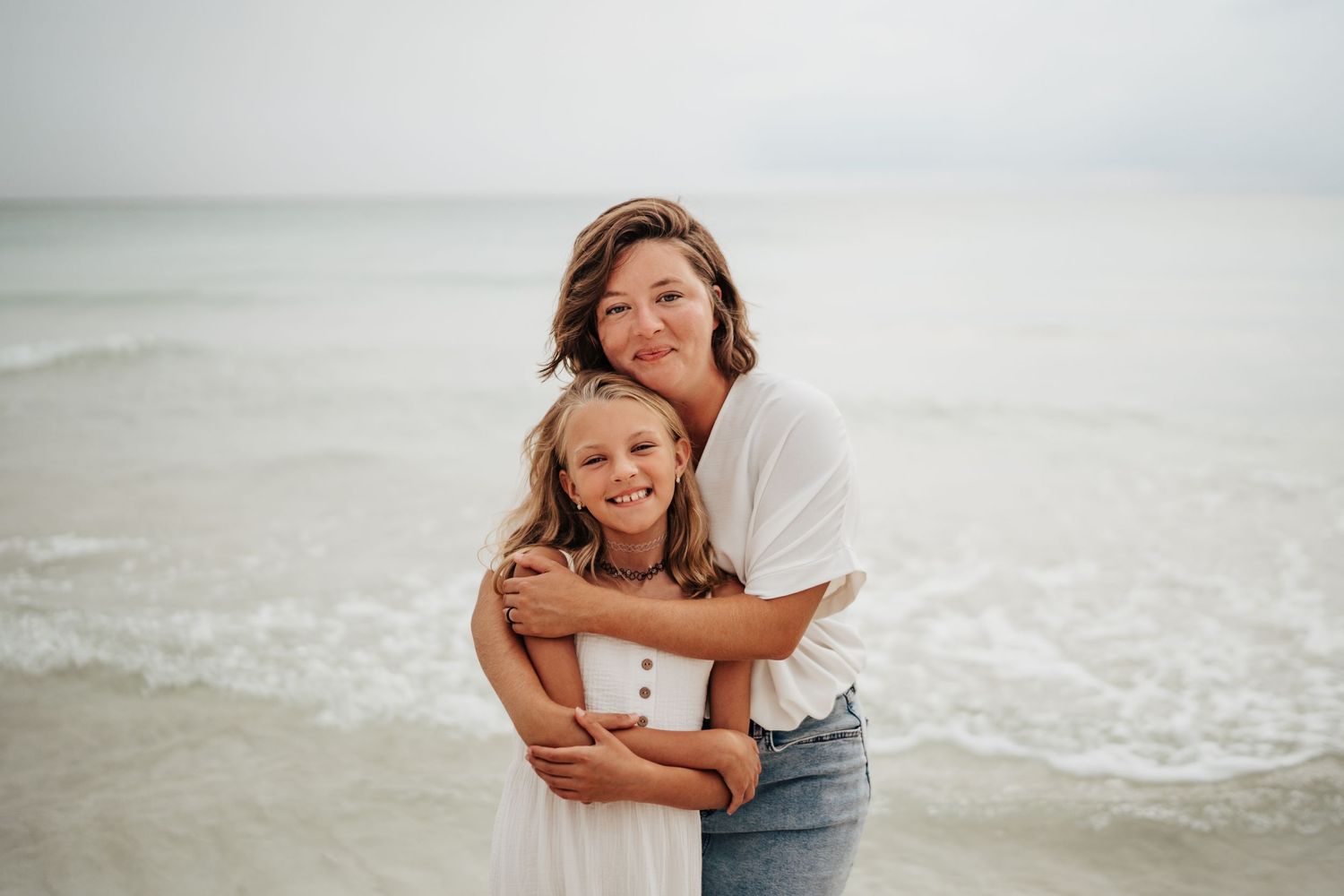 Family Swim Session In 30A, Florida - Sam Haines Photography