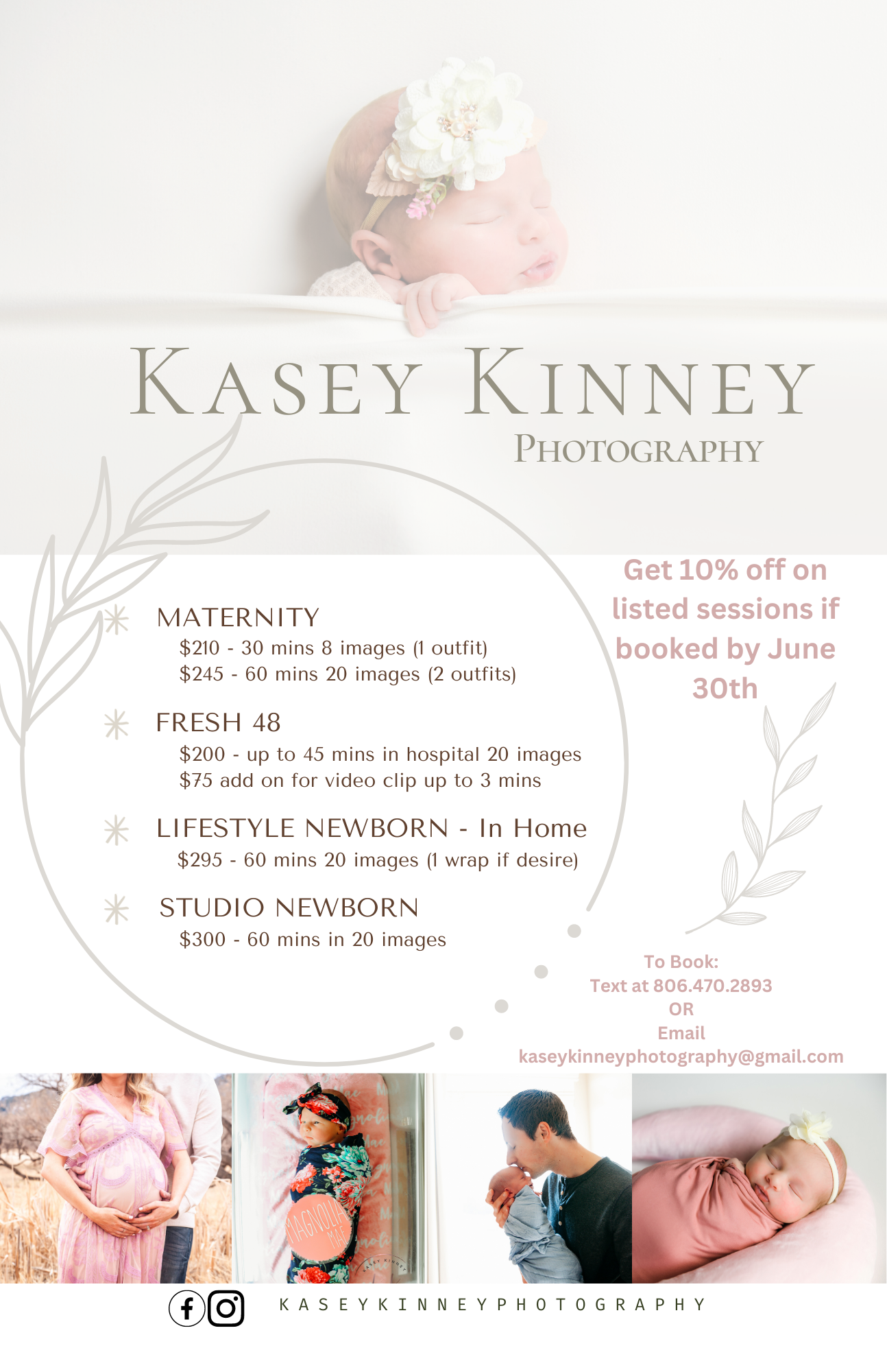 Promotions - Kasey Kinney Photography