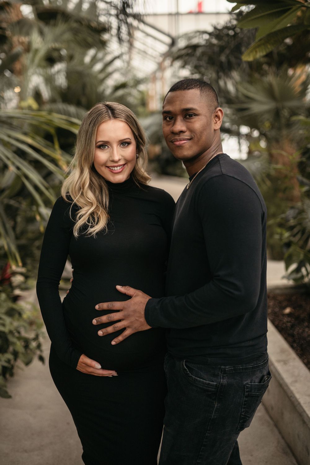 Maternity Photo Session at Gage Park Greenhouse - Dominique & Aaron ...