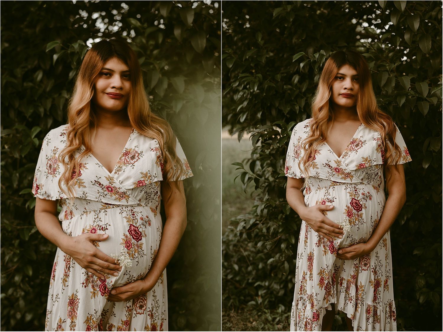 Flower Inspired Maternity Session in Seguin, Texas - Katy Montoya ...