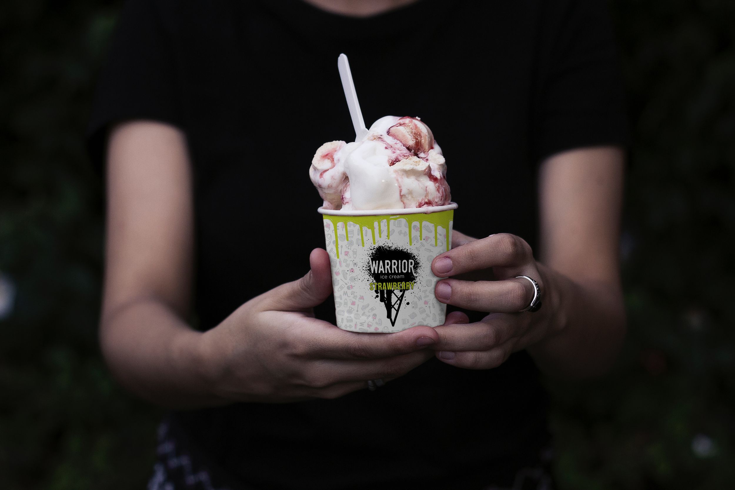 Warrior Ice Cream Branding - HMS Creative