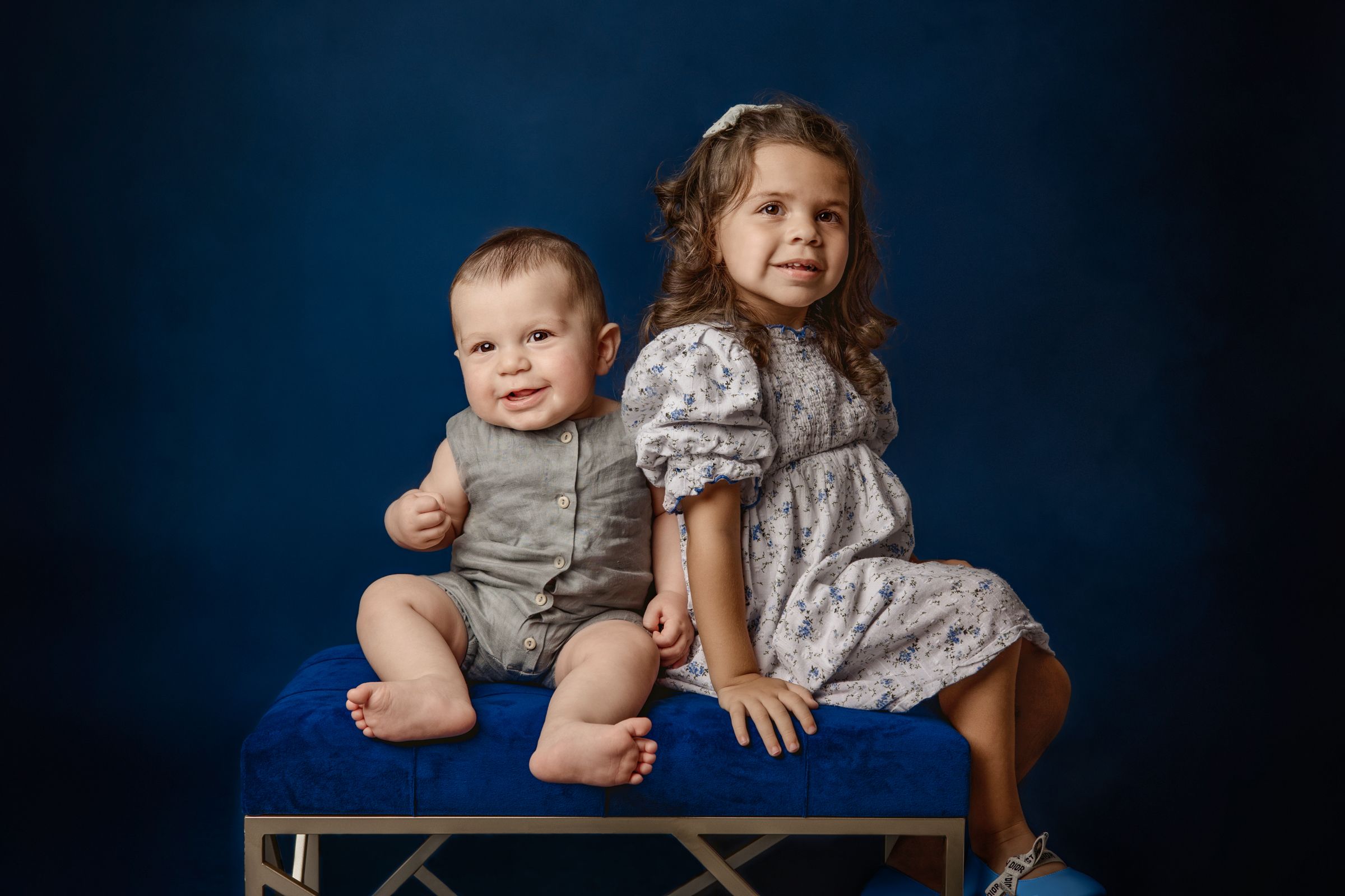 Olivia and Noah's Portraits - Miami Milestone Sesssion - Precious Steps ...