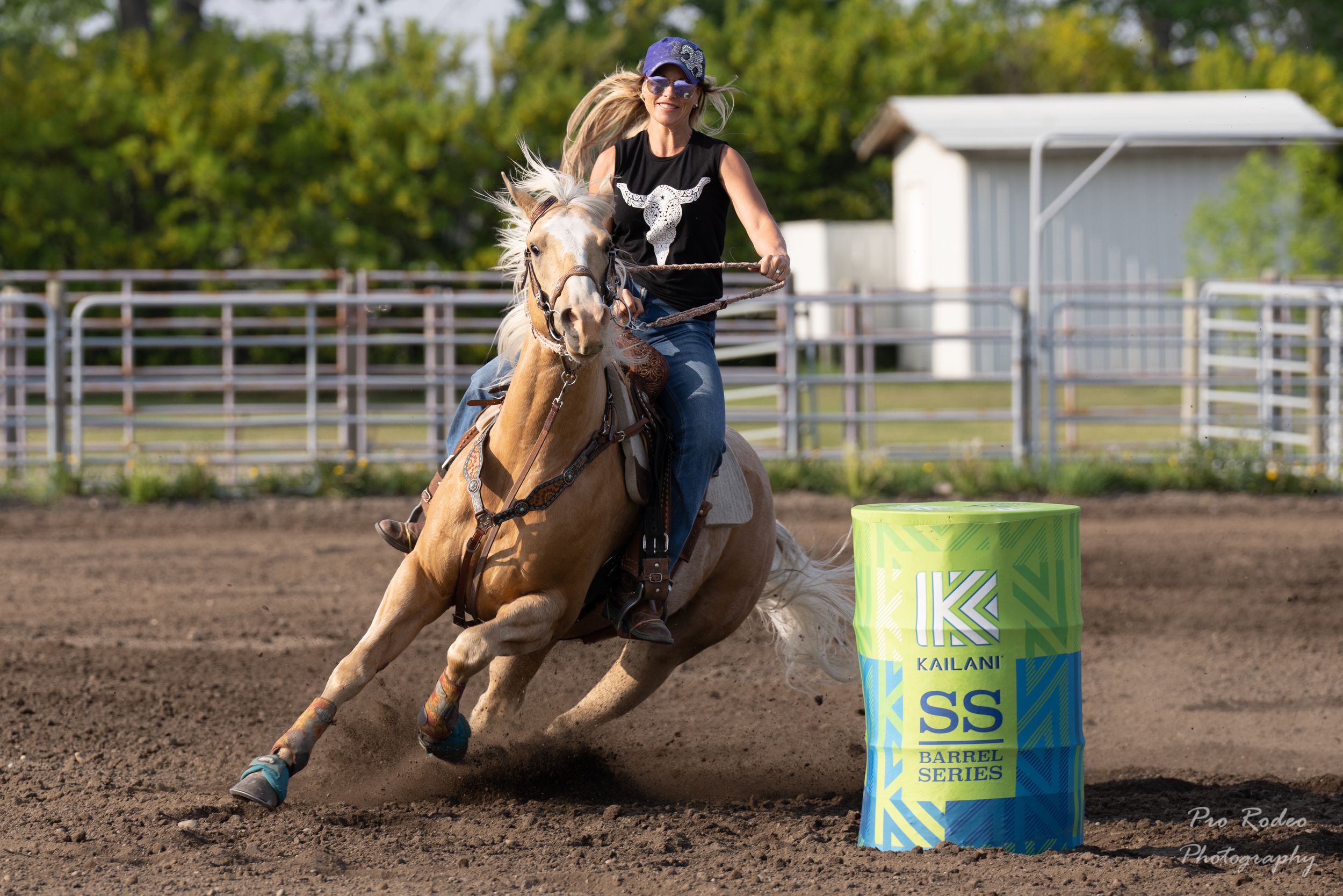 Alberta SS Barrel Series - Barrel Racing Jackpots - Pro Rodeo Photography