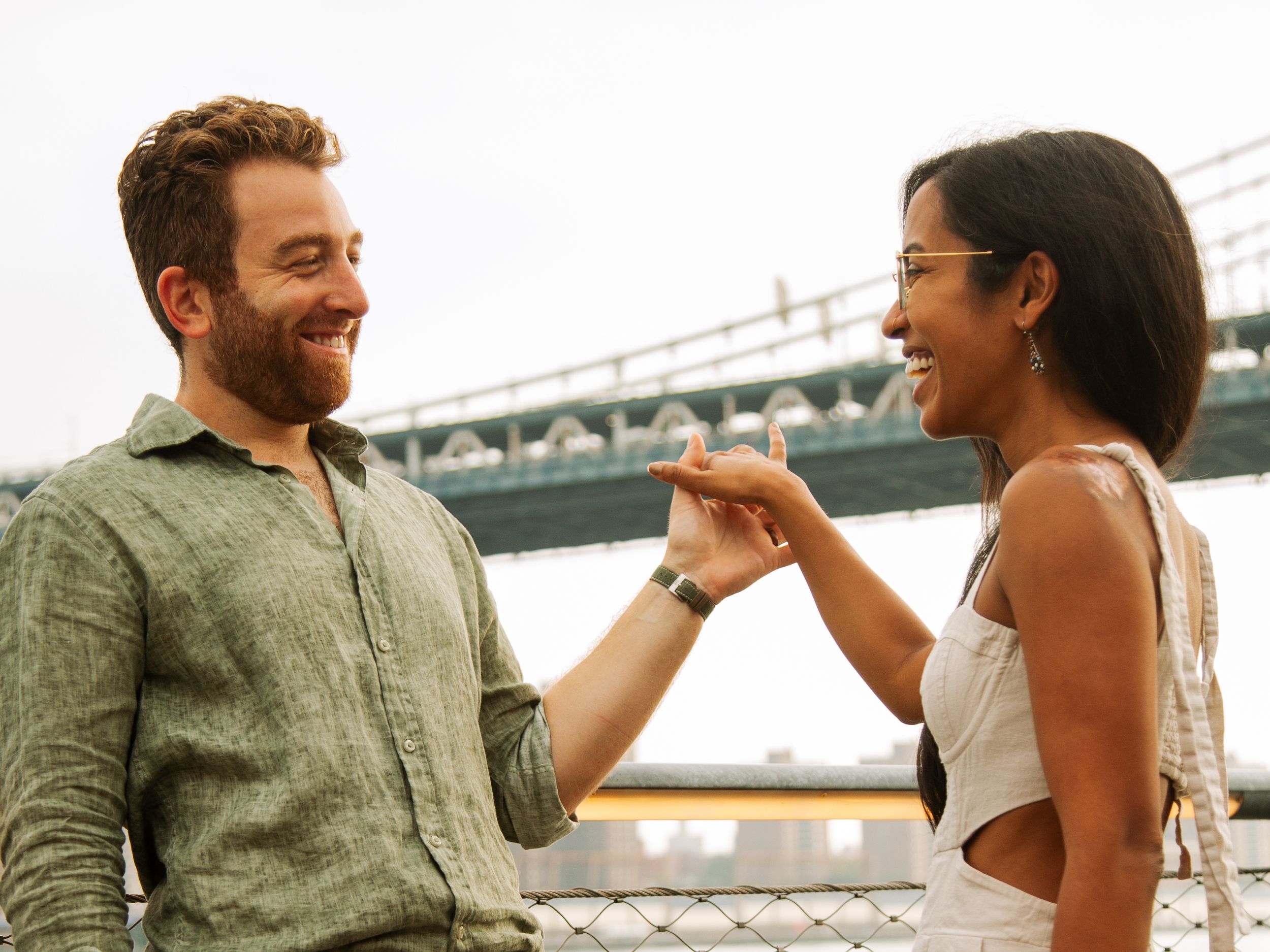 DUMBO Engagement Session - Danny & Dhivya - Devinne Z Photography ...