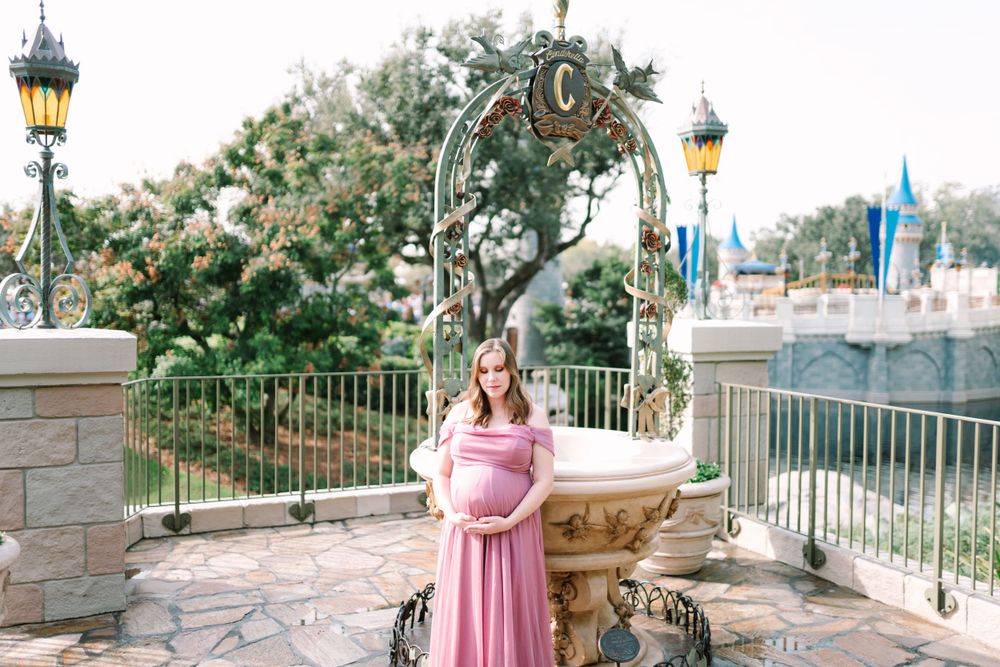 Disney Maternity Photo Session | Magic Kingdom