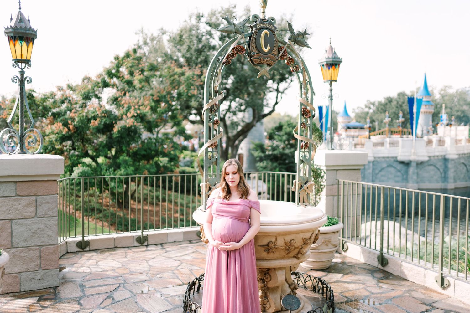 Disney Maternity Photo Session | Magic Kingdom