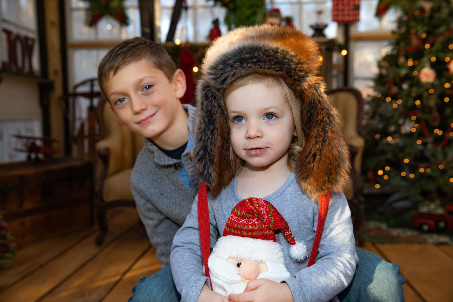 Santa in the Greenhouse - William Goss Photography