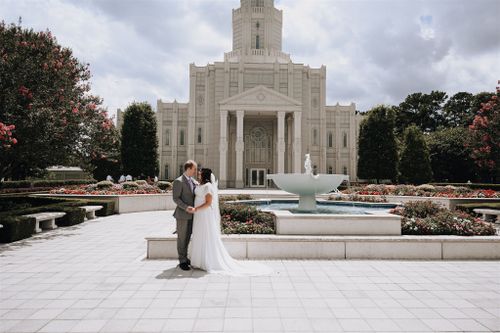 Intimate LDS Wedding Ceremony | Houston Texas Temple