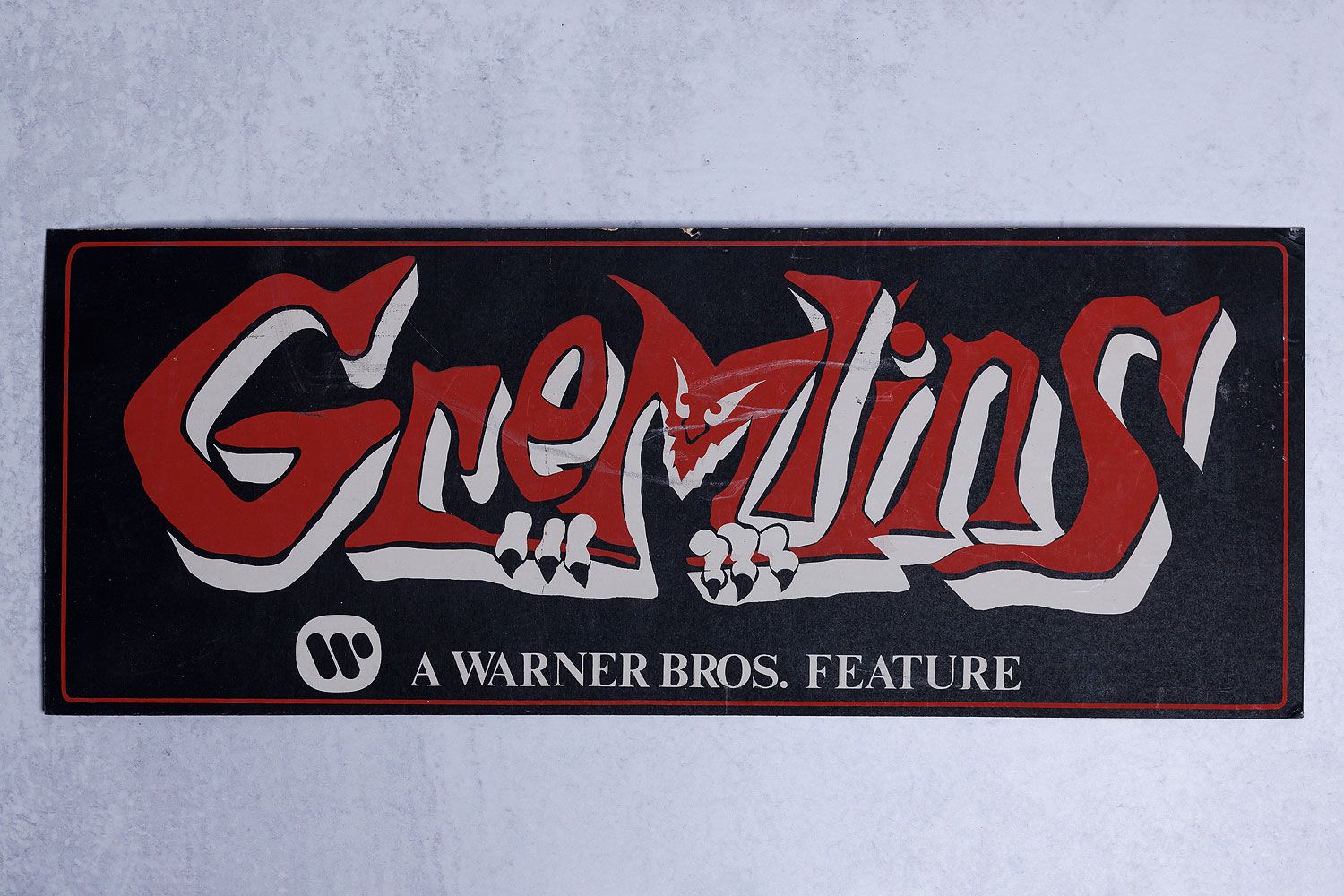 G1: John Hora Gremlins Parking Pass - The Gremlins Museum