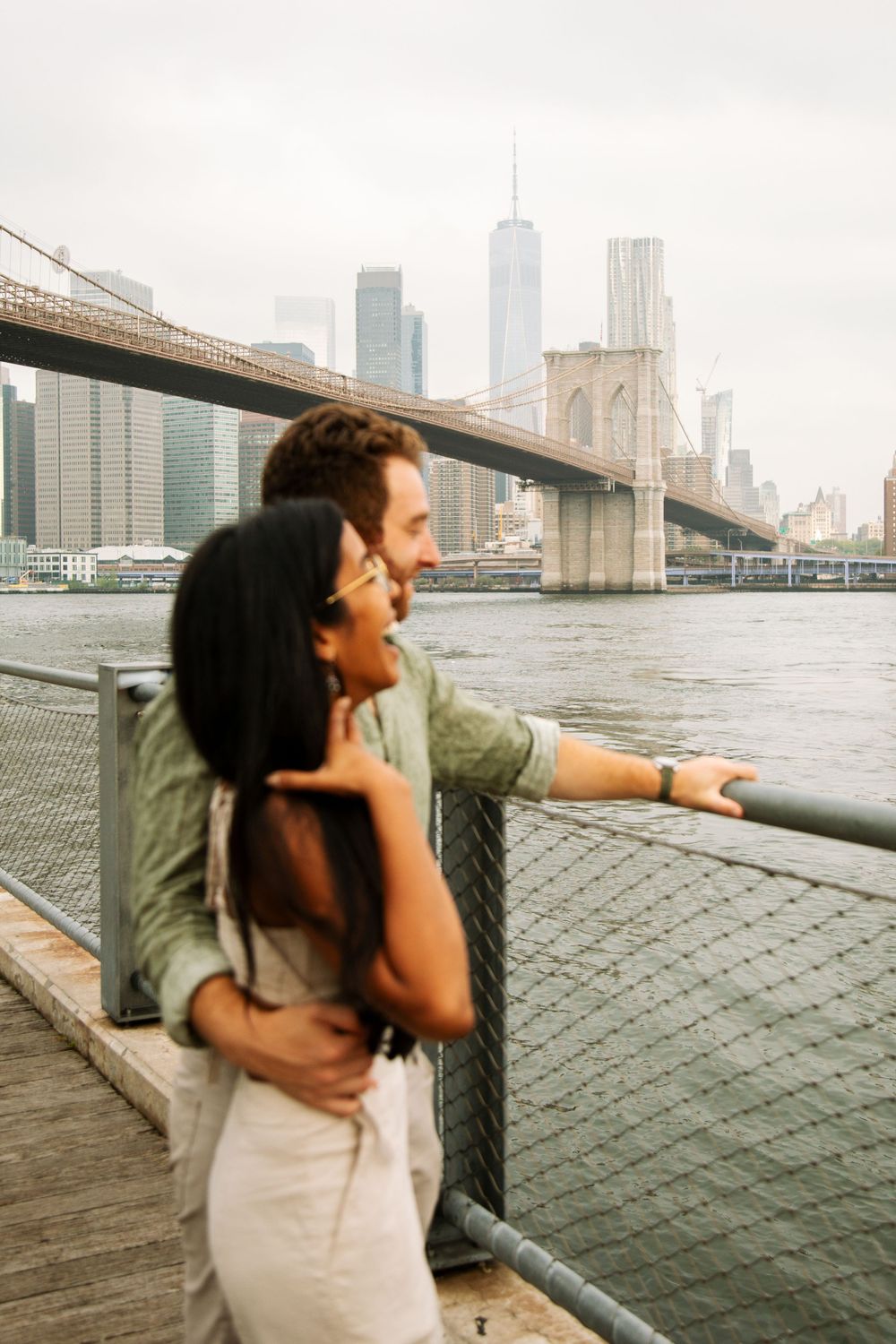 DUMBO Engagement Session - Danny & Dhivya - Devinne Z Photography ...