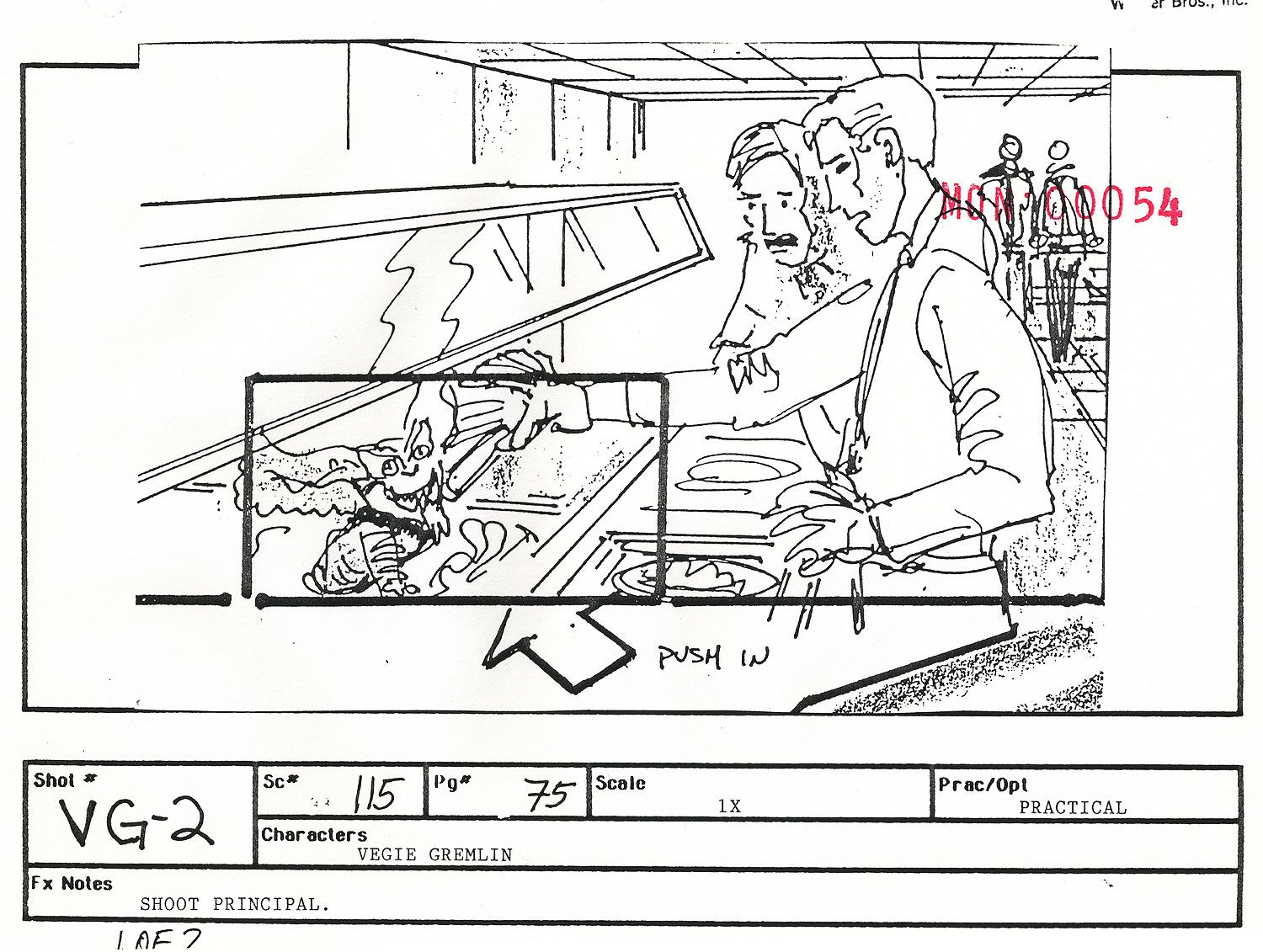 Hero Vegetable Gremlin Movie Prop - The Gremlins Museum