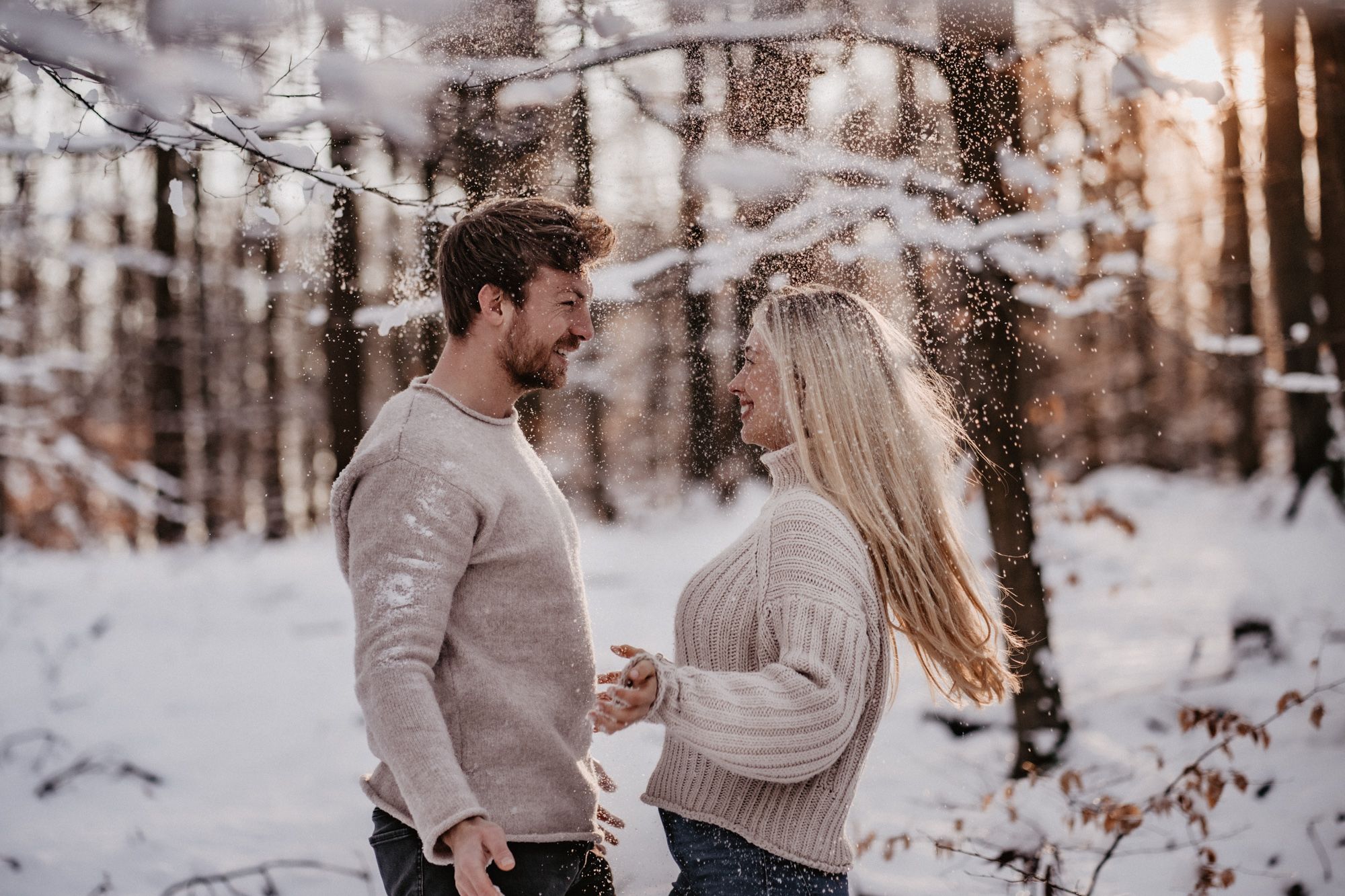 Zoe & Sebastian Schnee - Alexandra Weirich Fotografie