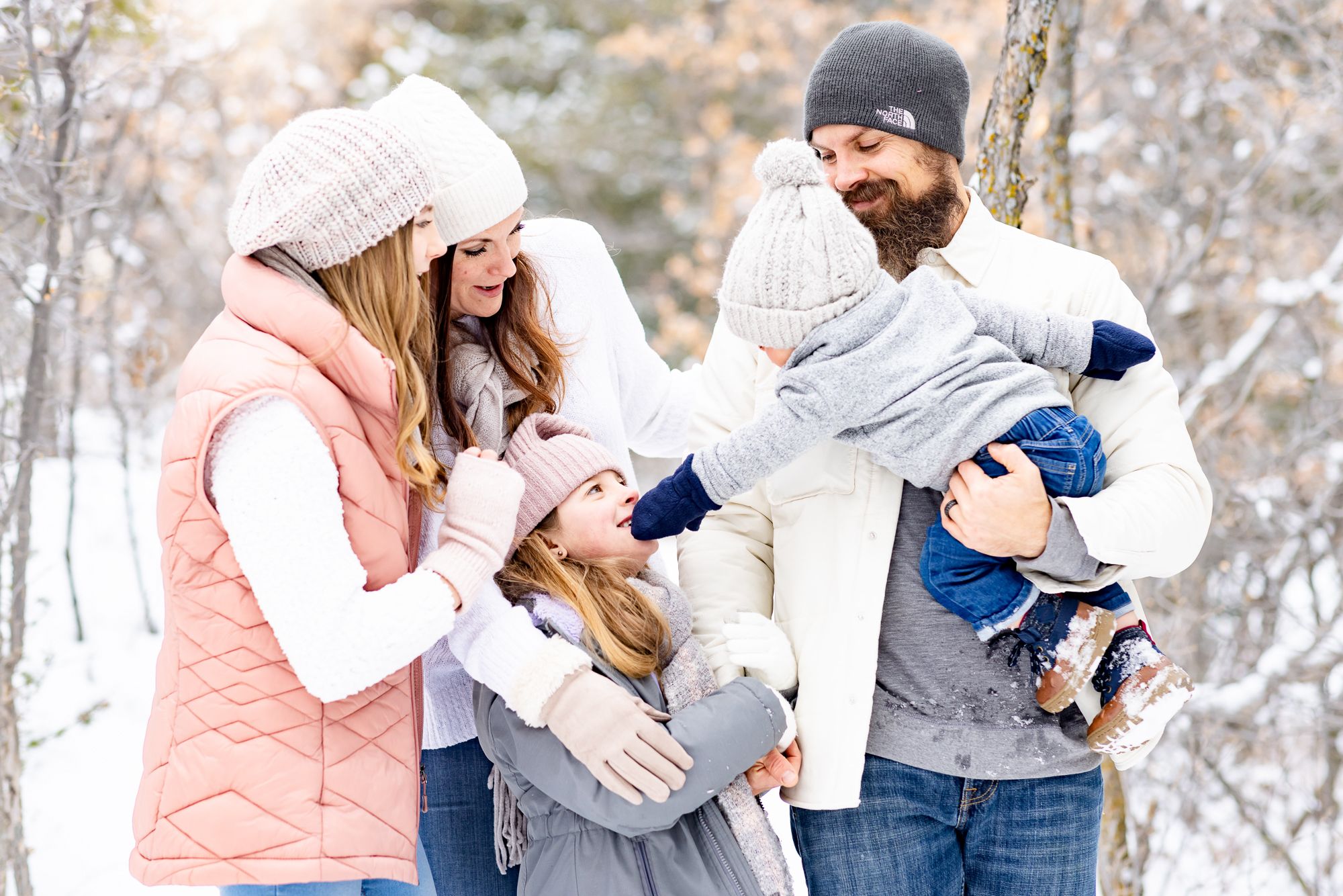 Family Snow Session by the Mountains / Colorado Springs Family ...