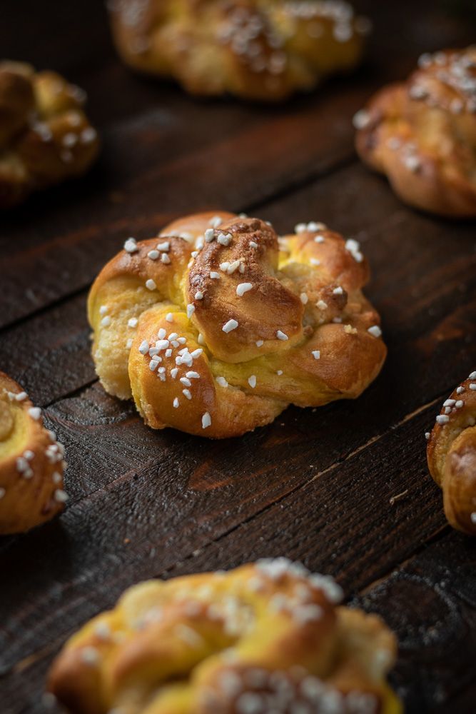 Saffransbullar - Swedish Saffron Buns - Three Pod Studio
