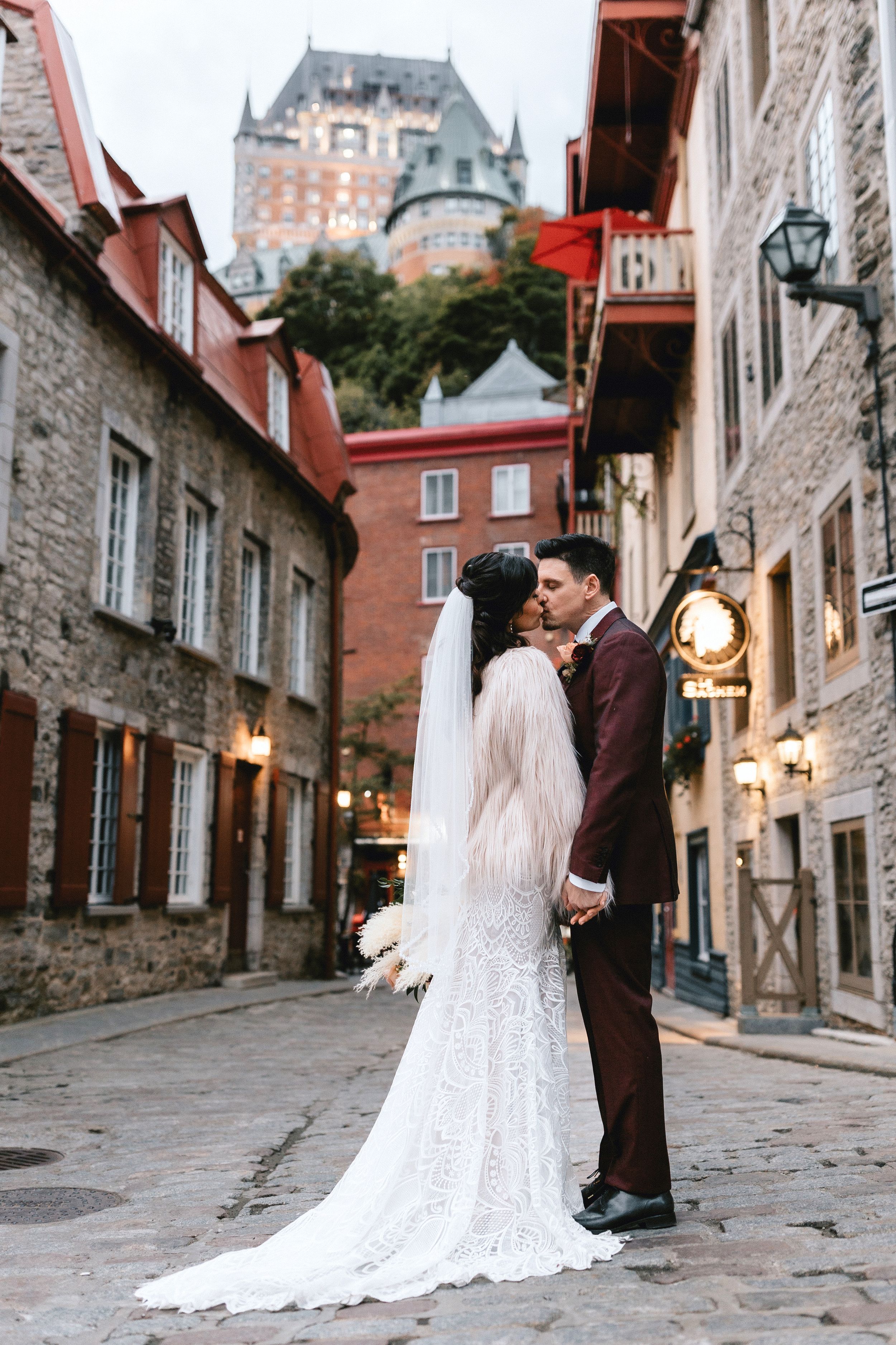 Beatriz & Doug Intimate Wedding in Quebec City - Sunny, Quebec City ...