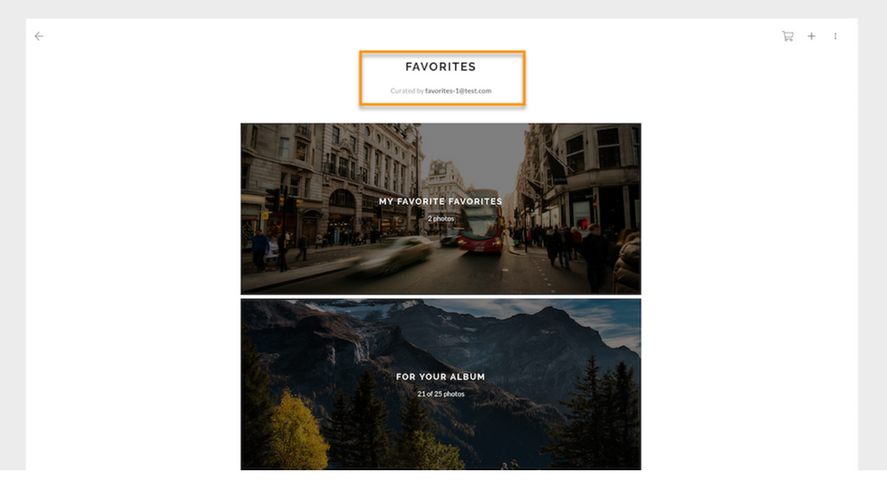 How you create a favorite list in your Pixieset gallery ...