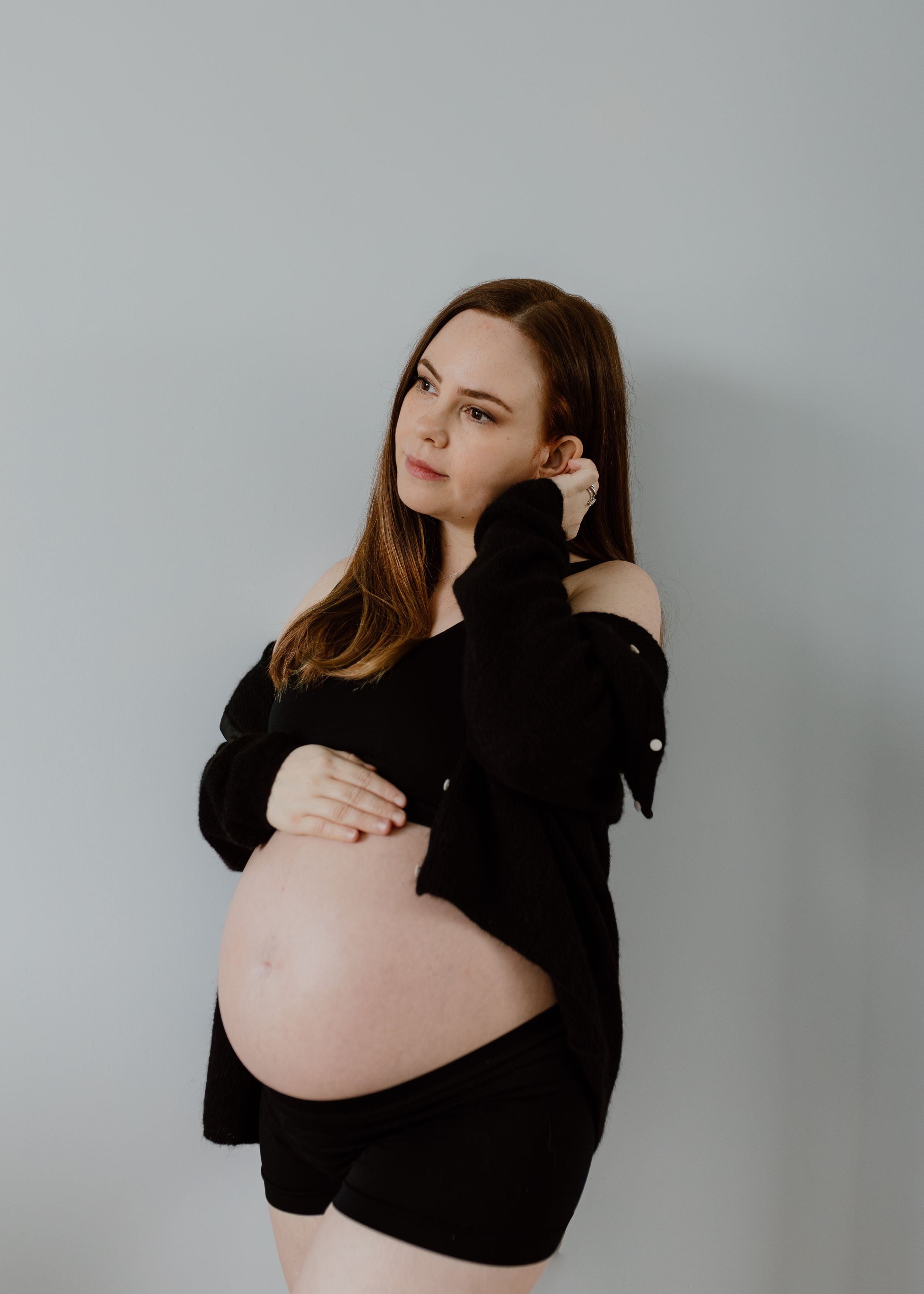 An in-home maternity session with Chris and Joline - Breanna Lynn Photography