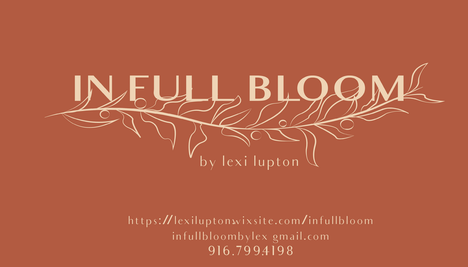 In Full Bloom - Ana Marie Photo