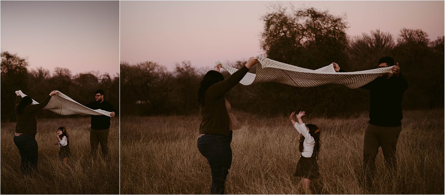Autumn Family Session at Dusk in Seguin, Texas - Katy Montoya ...