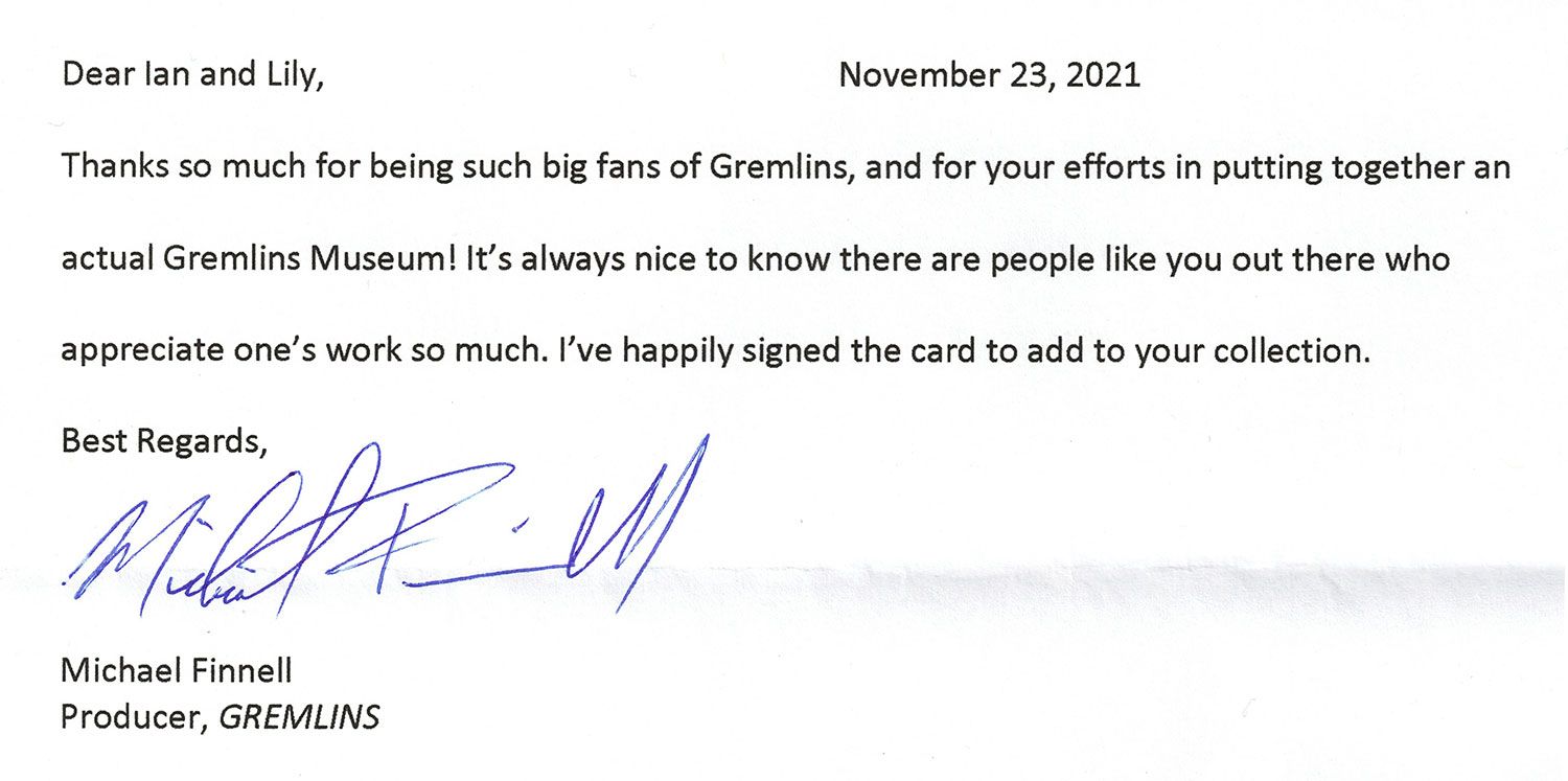 Mementos - The Gremlins Museum