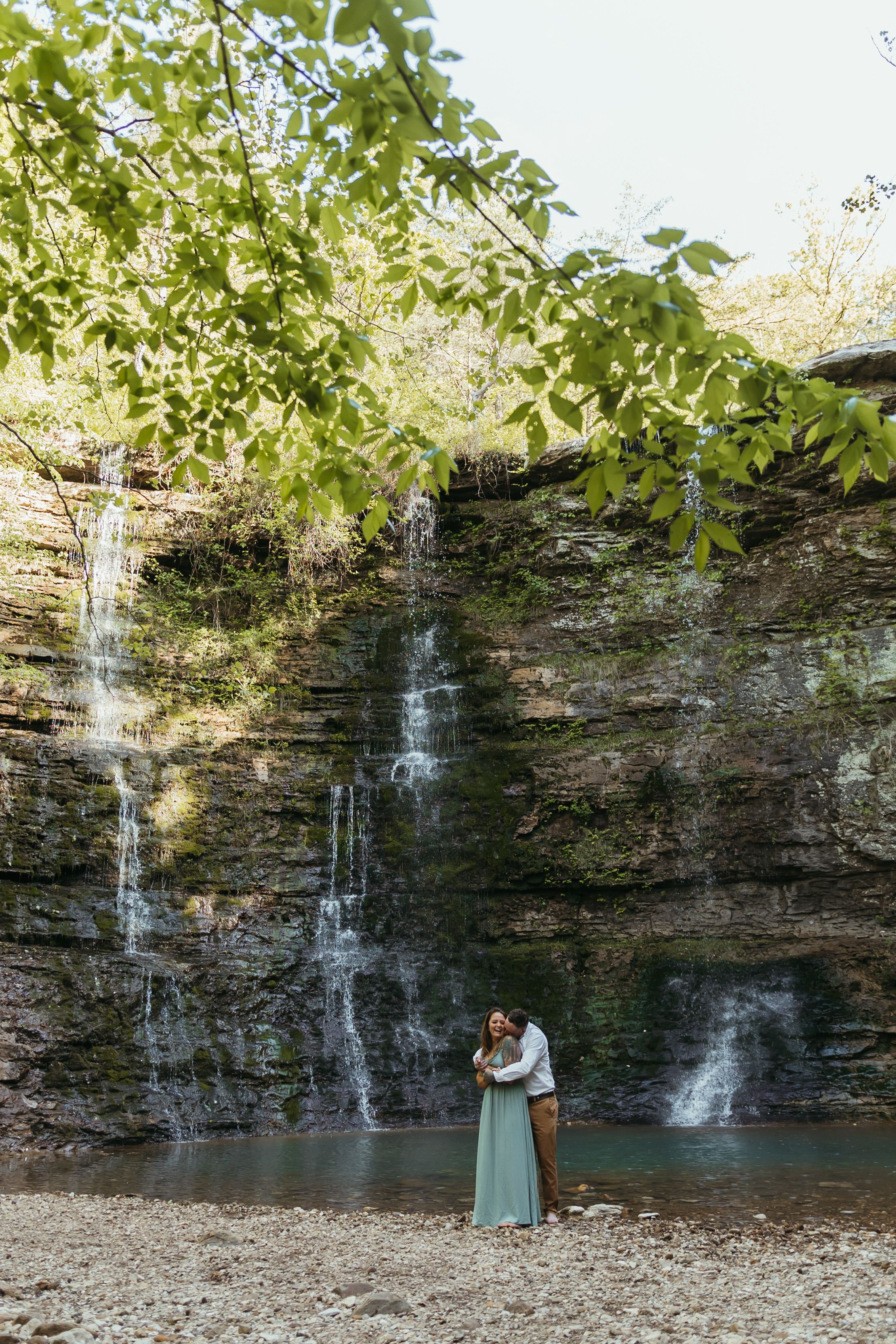Arkansas Waterfall Engagement Session | Faith + Ryan - Arkansas Wedding ...