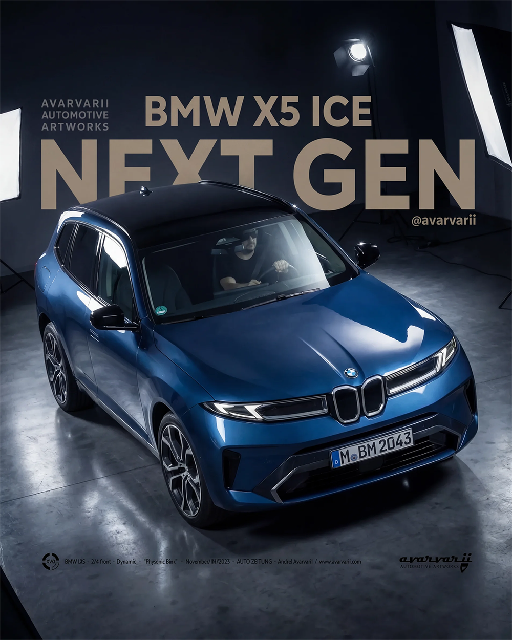 BMW X5 Neue Klasse ICE - Avarvarii Automotive Artworks