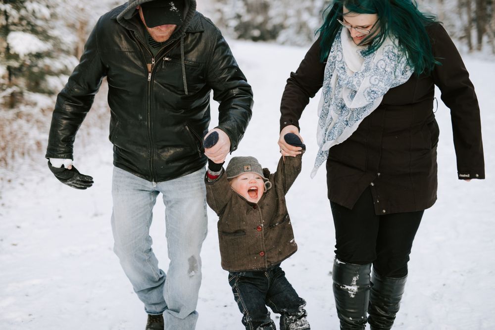 the munroe family | a winter wonderland family photo session | halifax ...