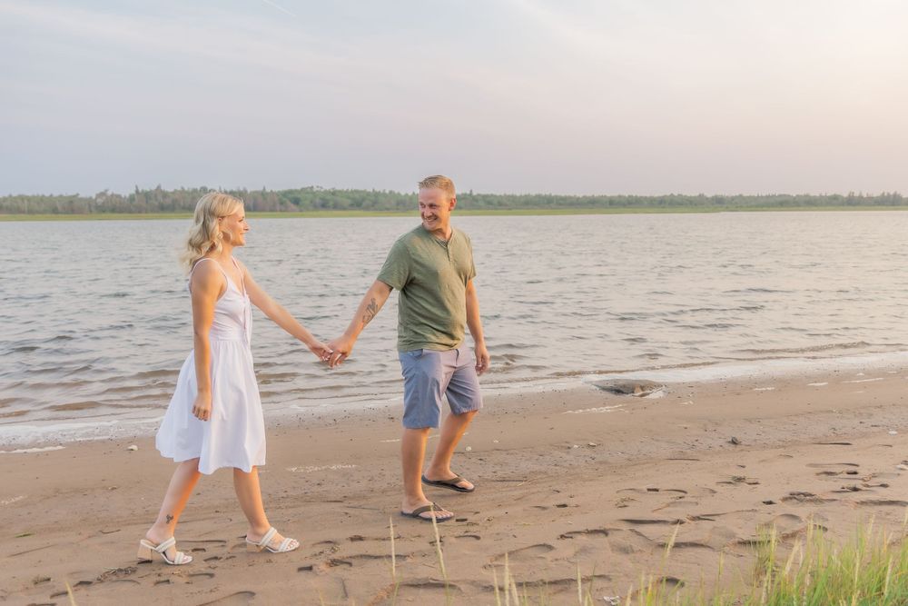 Chanelle & Phil's Beach Engagement - Moncton Wedding Photographer ...