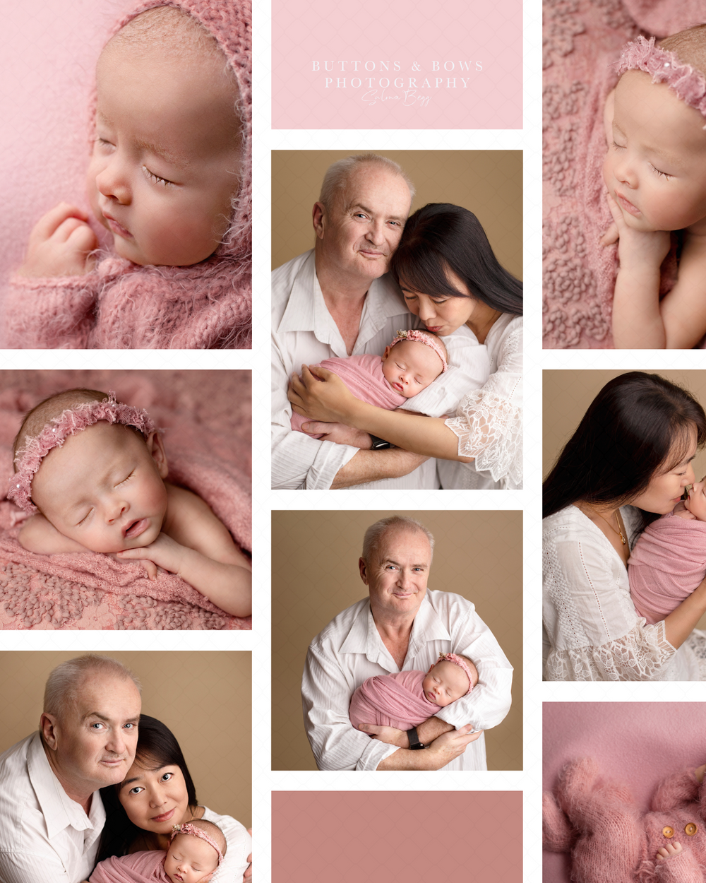 BABY LAYLA AND FAMILY - Buttons and Bows Photography