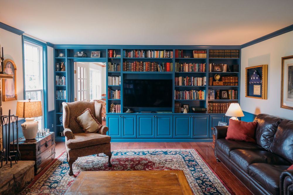 Library Remodel and Home Addition in Warrenton Virginia