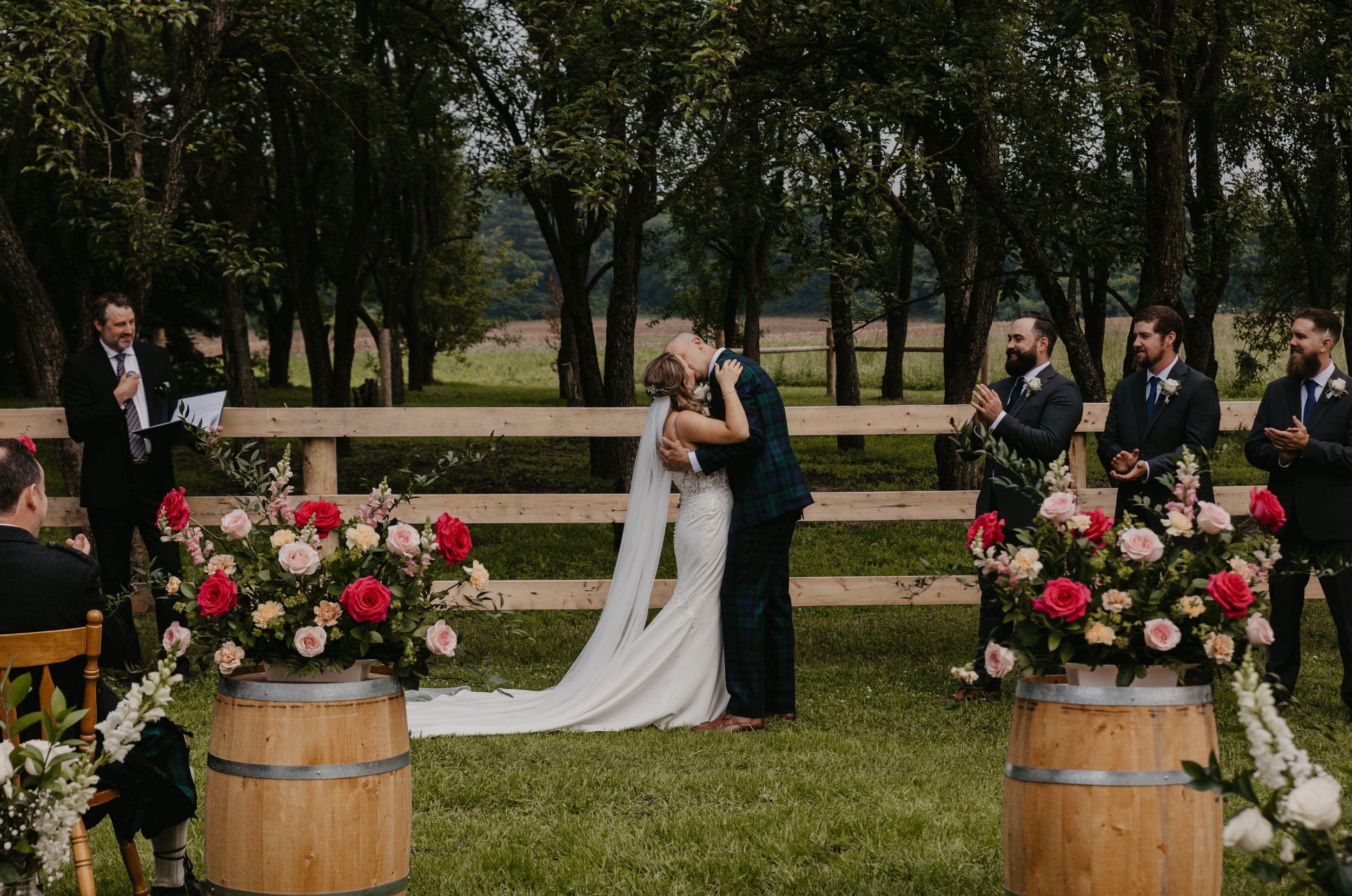 Rustic Romance: Sarahjane and Jay's Heartfelt Farm Wedding in Hamilton ...