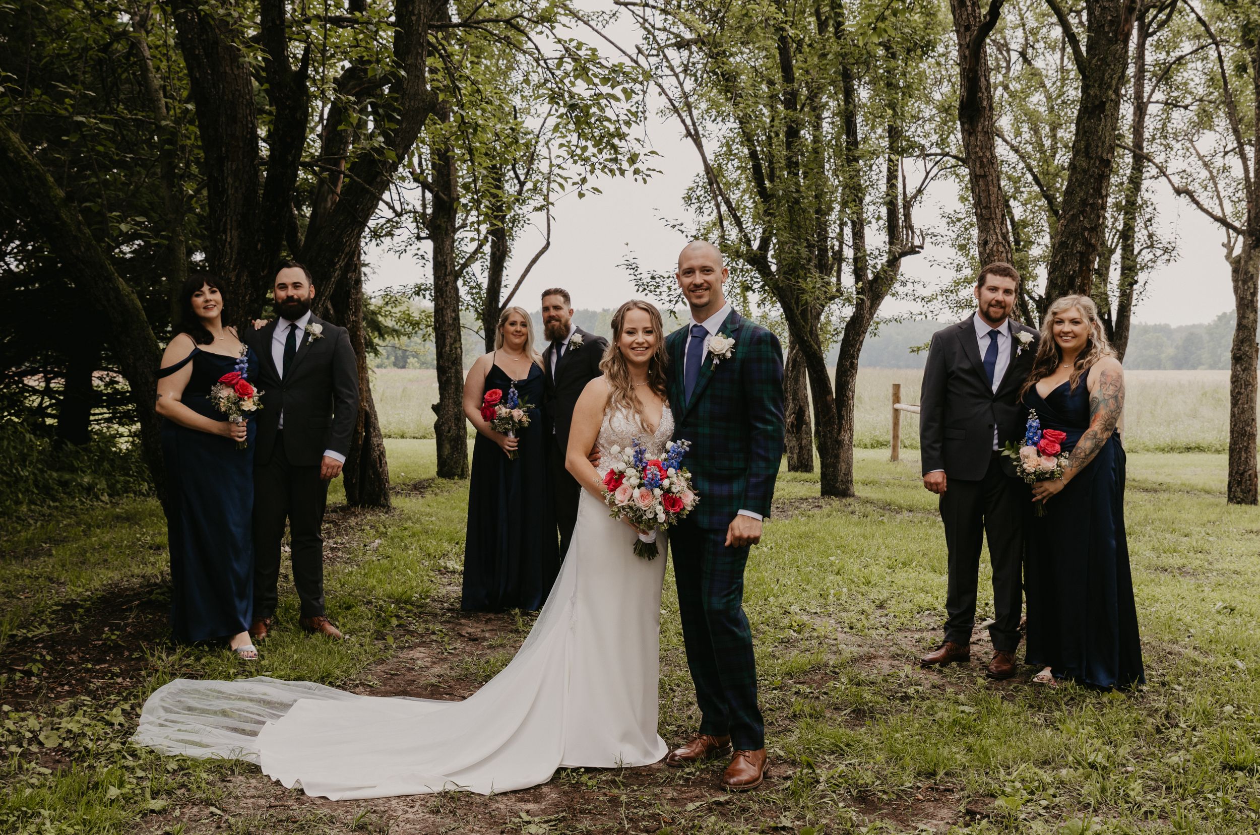 Rustic Romance: Sarahjane and Jay's Heartfelt Farm Wedding in Hamilton ...
