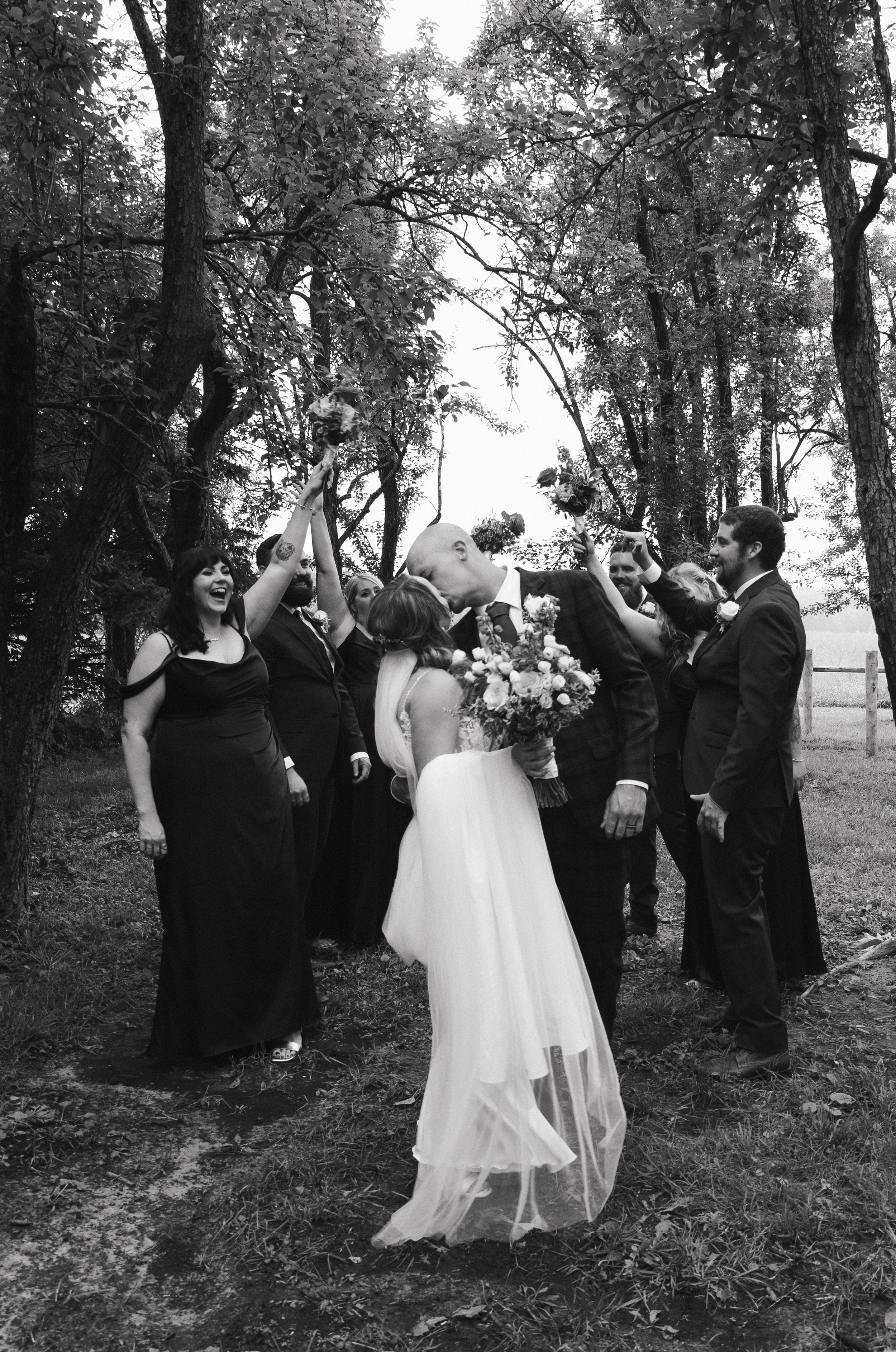 Rustic Romance: Sarahjane and Jay's Heartfelt Farm Wedding in Hamilton ...