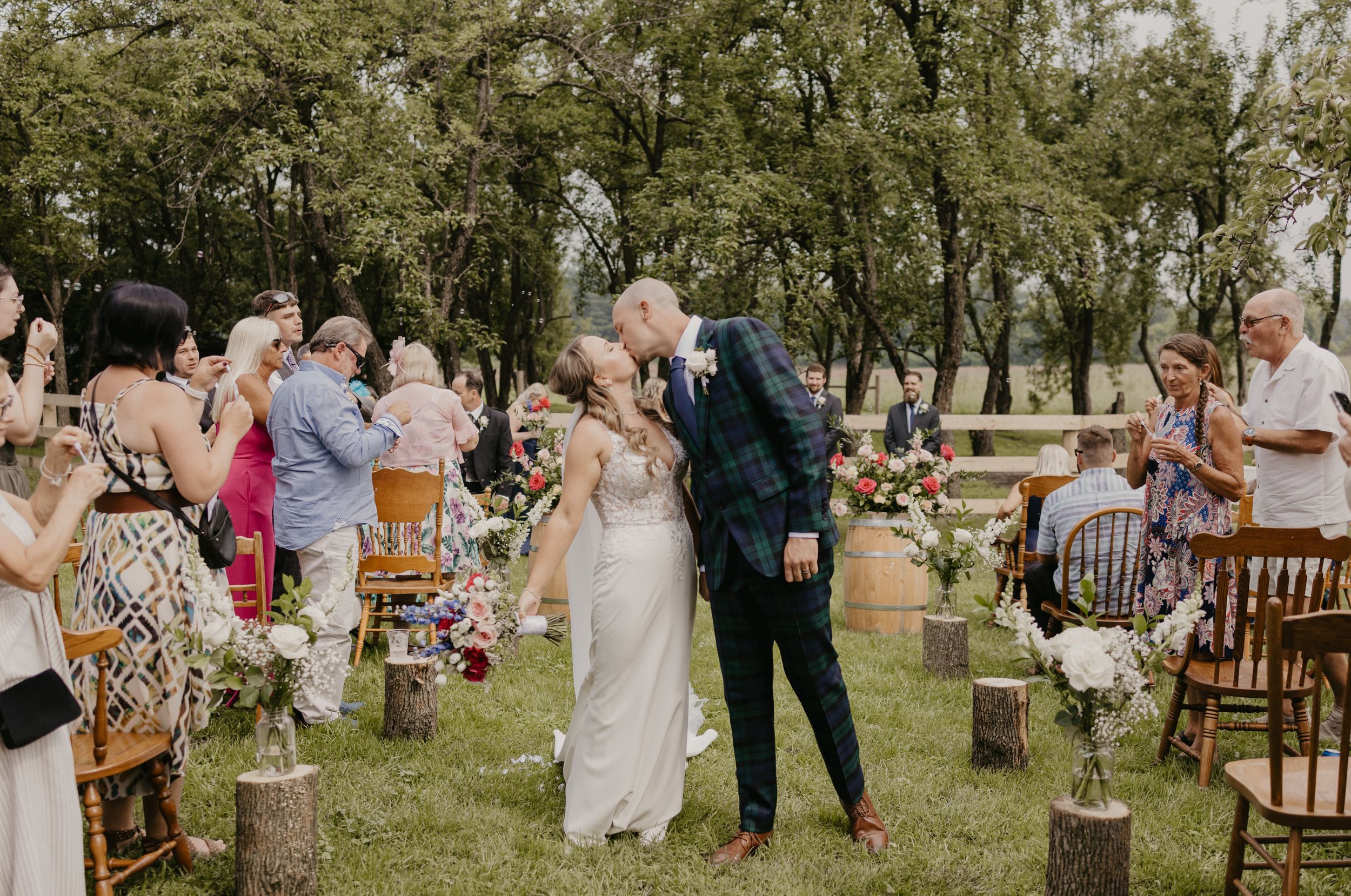 Rustic Romance: Sarahjane and Jay's Heartfelt Farm Wedding in Hamilton ...